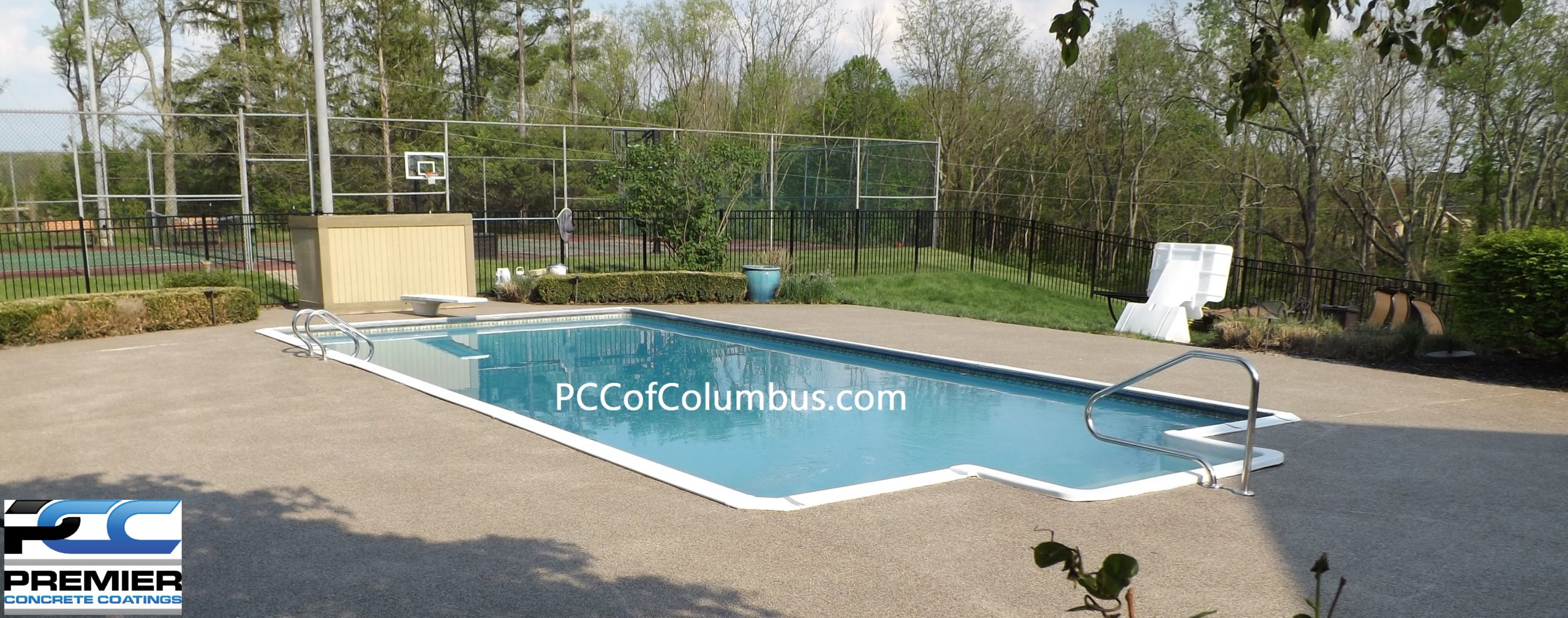 In Ground Pool Epoxy Columbus, OH | Flooring Contractors
